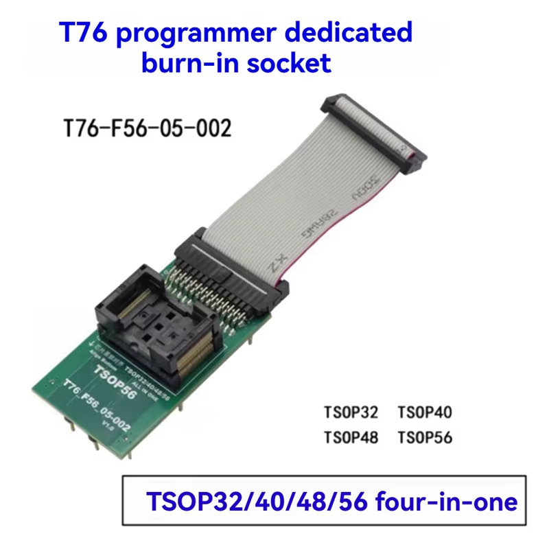 XGecu T76 Programmer Universal ZIF Socket Adapter - TSOP32/40/48/56 Bu – HONGKONG IXUANER TECH ...