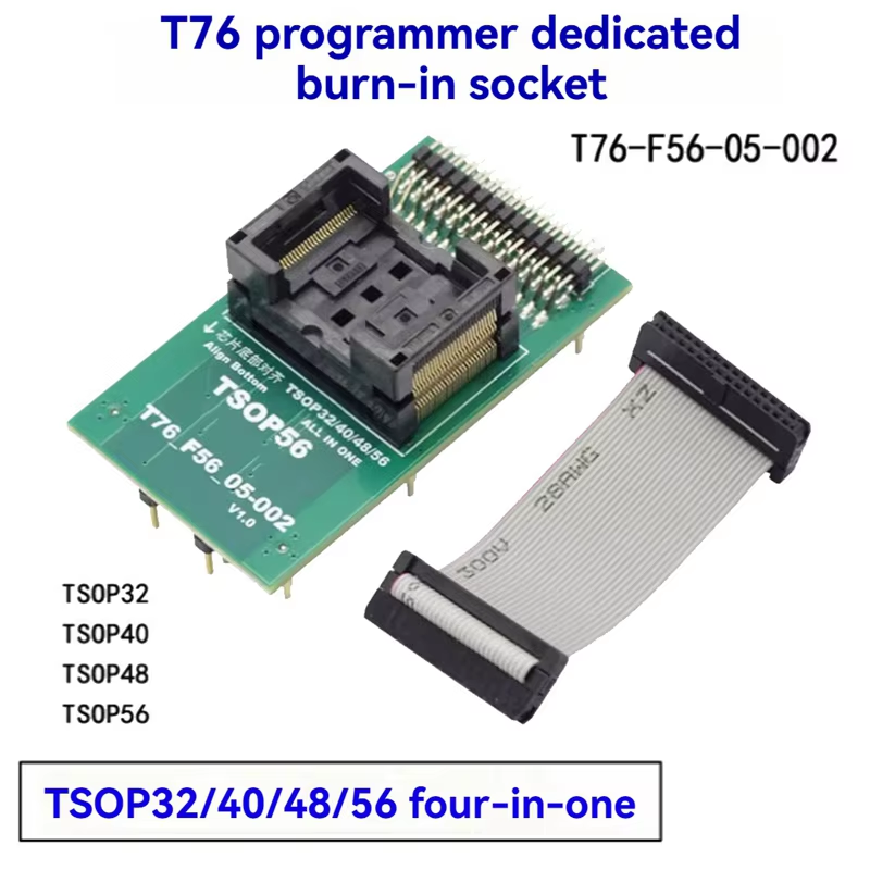 XGecu T76 Programmer Universal ZIF Socket Adapter - TSOP32/40/48/56 Bu – HONGKONG IXUANER TECH ...