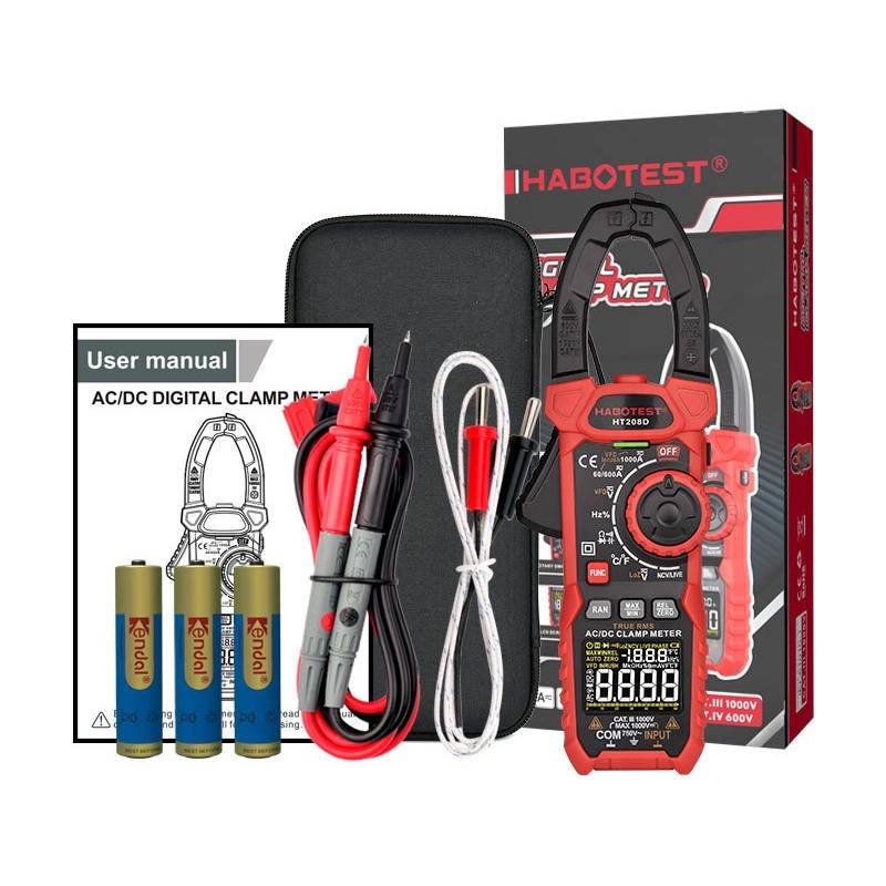 AstroAI Inrush 6000 Counts Digital Clamp Meter Multimeter 1000A TRMS ...