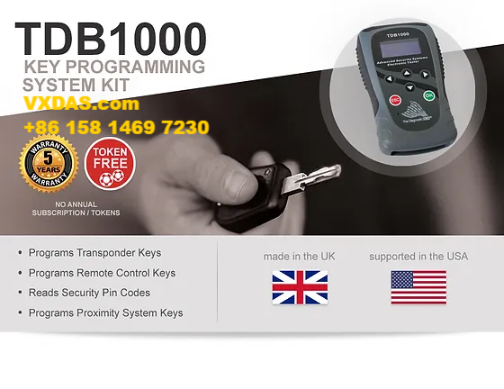 TDB1000 Key Programmer Advanced Security Systems Electronic Tester【Pre ...