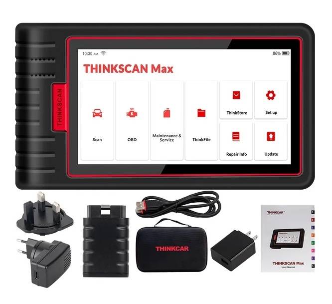 THINKCAR ThinkScan Max OBD2 Scanner Support All System Diagnostics ...