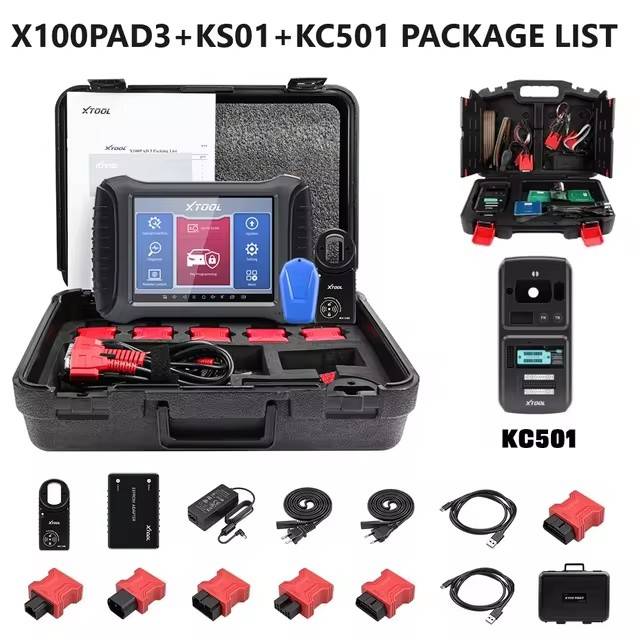 XTOOL X100 PAD3 Elite Professional Tablet Auto Key Programmer With KC1 ...