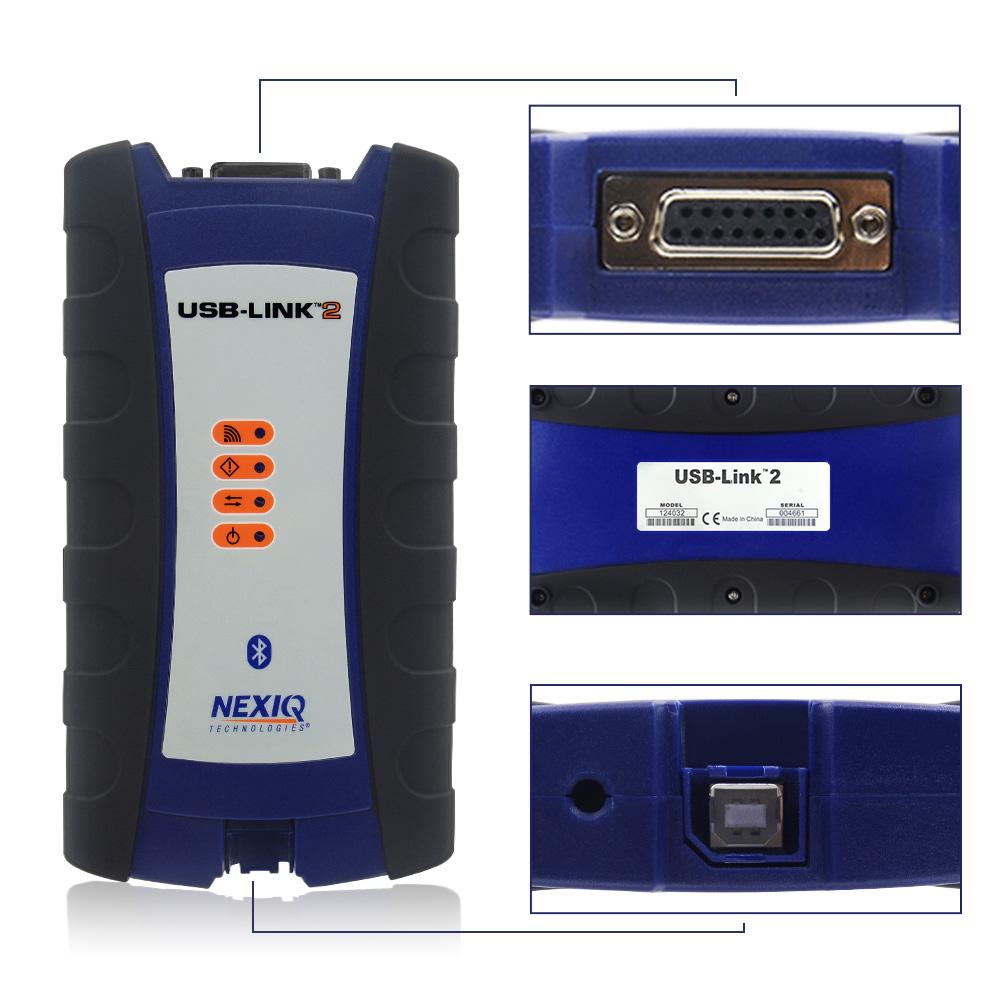 NEXIQ 2 USB Link 2 NEXIQ Heavy Duty Scan Tool Full Set Bluetooth NEXIQ ...
