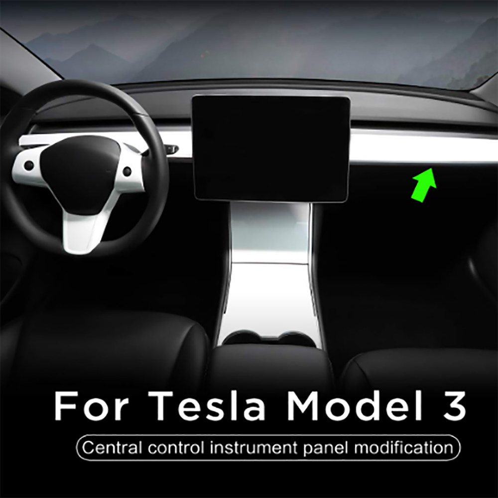 Center Control Panel Long Trim Strip Instrument Panel Central Console ...