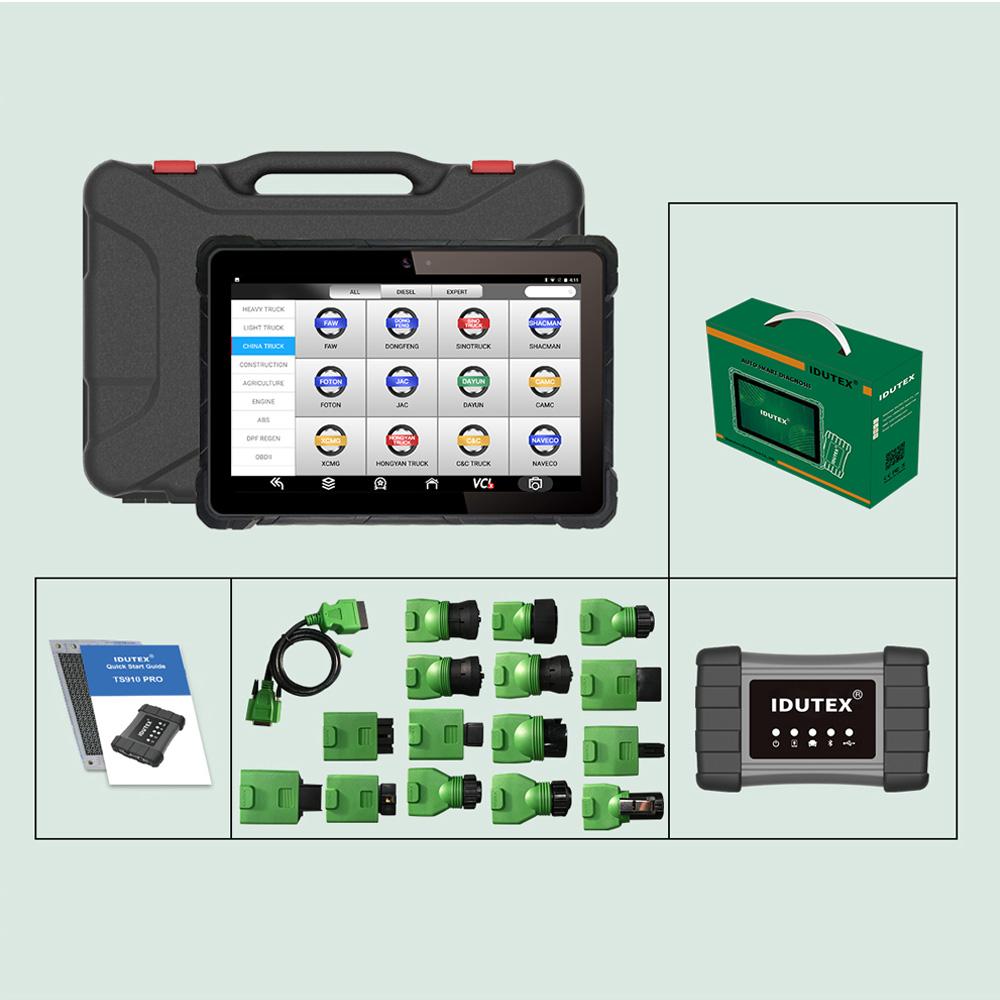 IDUTEX TS910 PRO Heavy Duty Vehicles Smart Diagnostic Platform ...