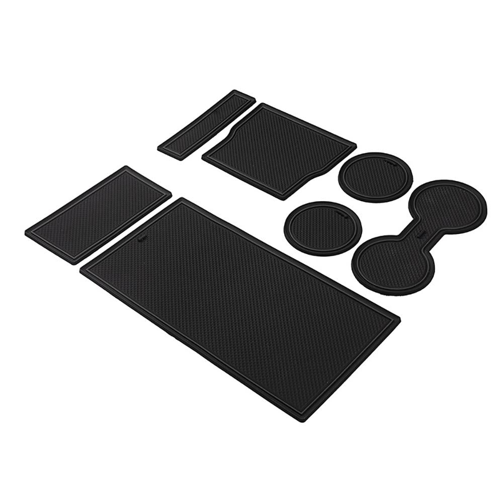 Non-Slip Gate Slot Mats Door Pad Center Console Mat? Cup Mat for 2017 ...