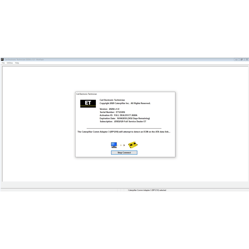 CAT ET Software 2021A/2022A V1.0 Caterpillar ET Diagnostic Software In ...