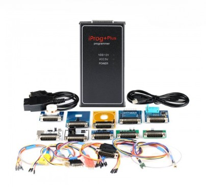 V87 Iprog+Pro Programmer with 7 Adapters, Probes Adapters, RDIF Adapte ...