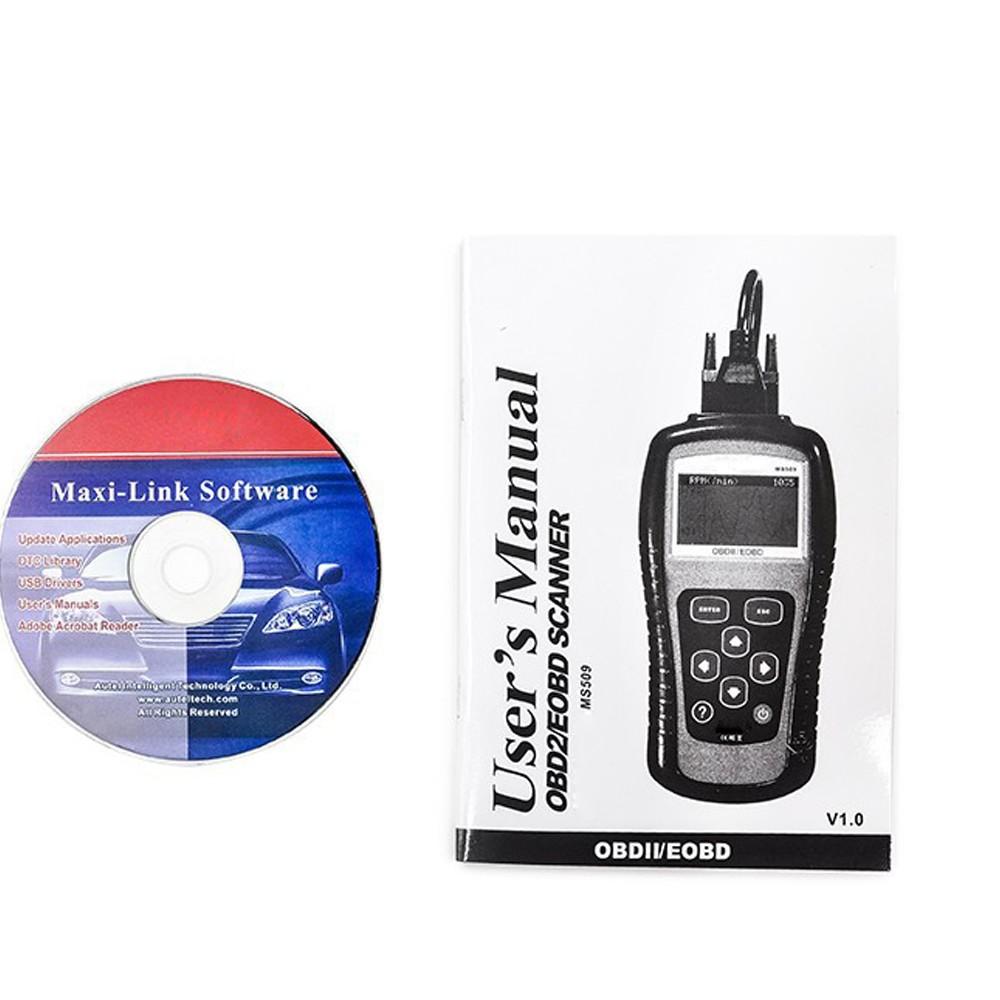 Autel Latest MaxiScan MS509 OBD/EOBD Auto Coder Reader and Scanner ...