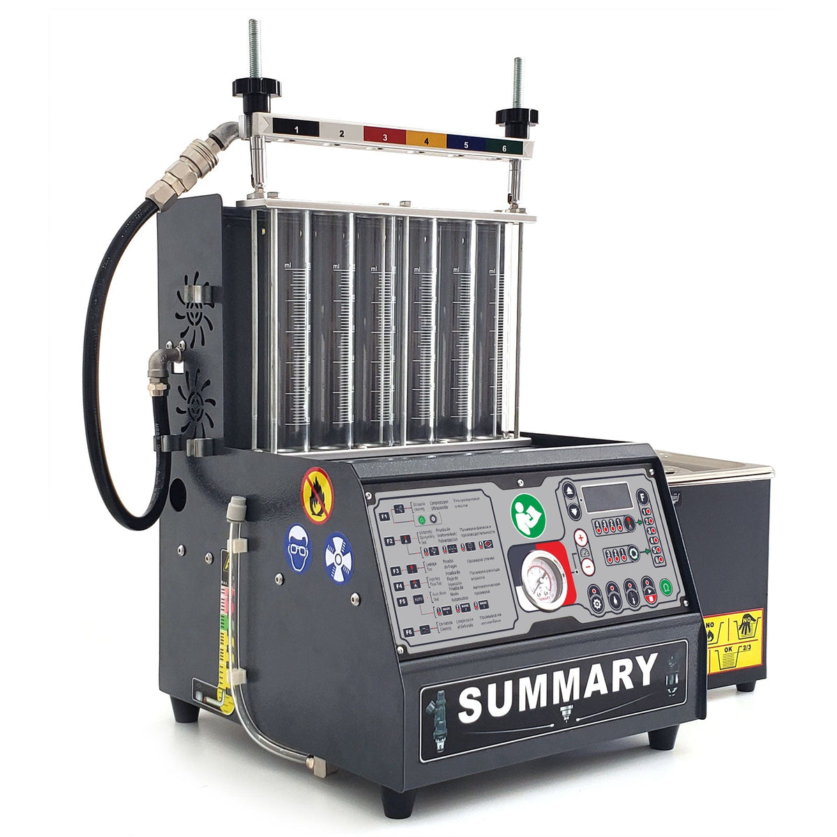 Summary PowerJet Pro 260 Injector Cleaner & Tester Machine Kit Support ...