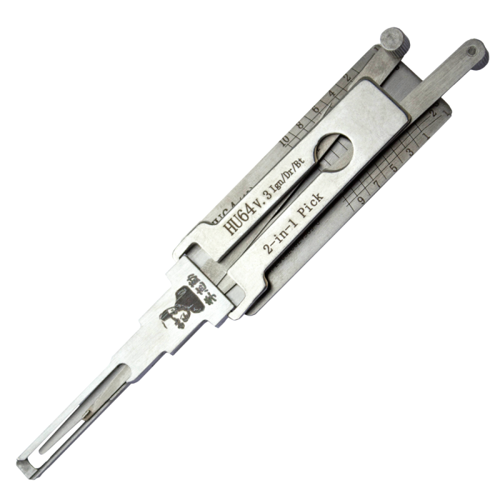 Lishi HU64 2 in 1 For Mercedes-Benz Lock Pick Tool For Auto Locksmith ...